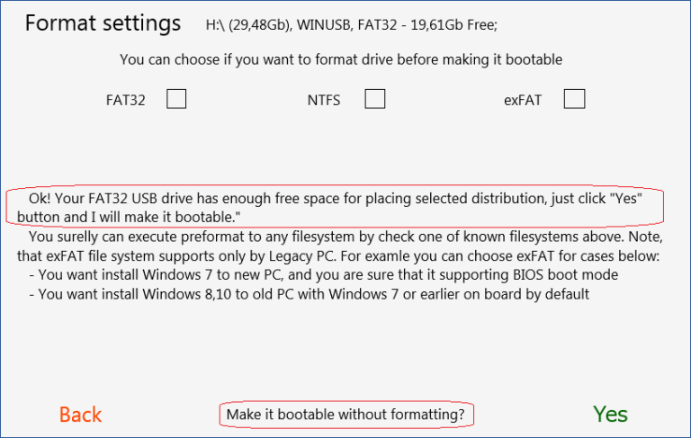 WinUSB - Linux, Rescue or Windows bootable USB without formatting