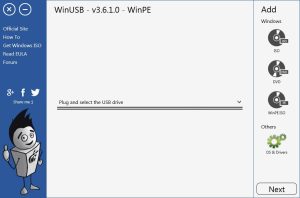 WinUSB - create bootable USB for Windows installation with drivers