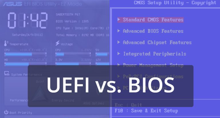 UEFI vs. BIOS: comparison and differences