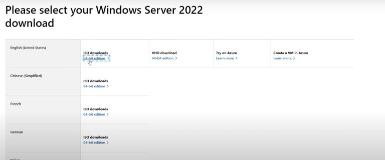 Creating a bootable USB for Windows Server 2022: step by step