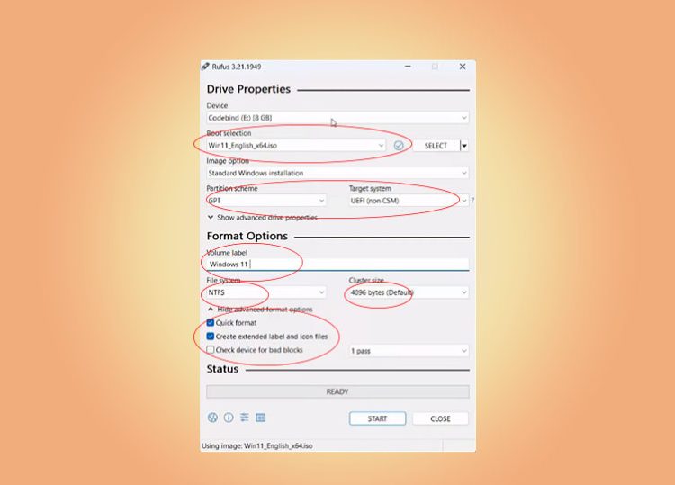 How to create bootable USB drive for Windows 11 with Rufus - WinUSB