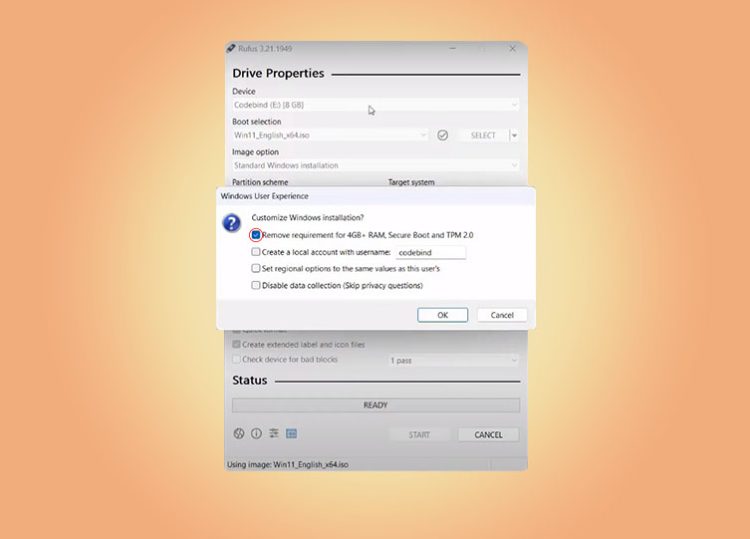How to create bootable USB drive for Windows 11 with Rufus - WinUSB