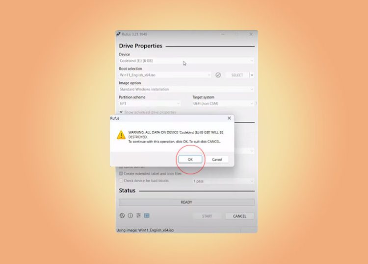 How to create bootable USB drive for Windows 11 with Rufus - WinUSB