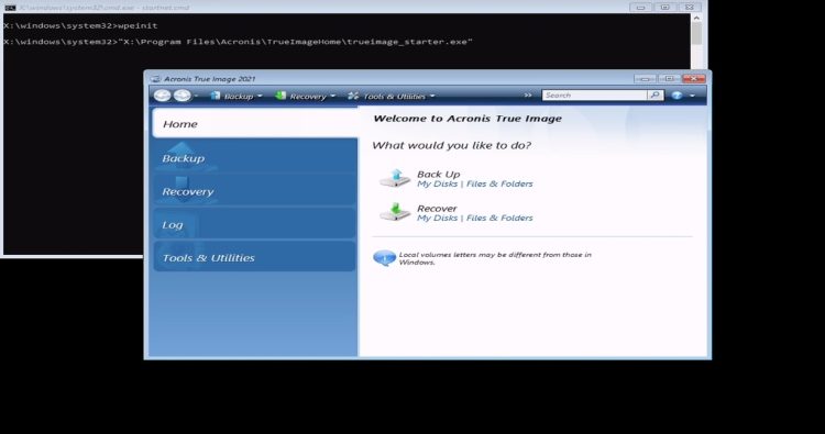 How to create a bootable USB flash drive with Acronis True Image - WinUSB