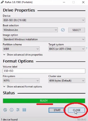 How to Create a Legacy MBR Bootable USB with Windows 10