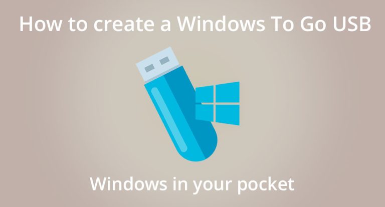 How to create a Windows To Go USB - detailed guide - WinUSB