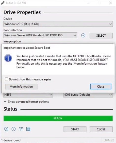 Effortless Bootable USB Creation for Windows Server 2019 - WinUSB