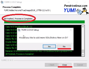 How to create a bootable USB flash drive with Acronis True Image - WinUSB