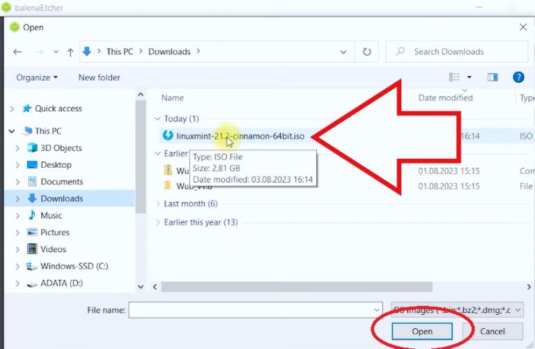 How to install Linux Mint from usb drive? - WinUSB