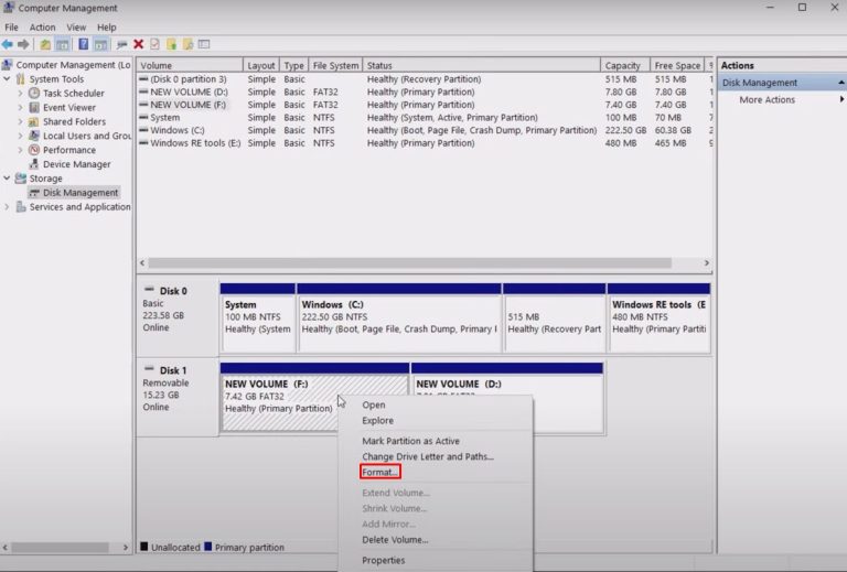 How to Format a USB Drive to FAT32 in Windows