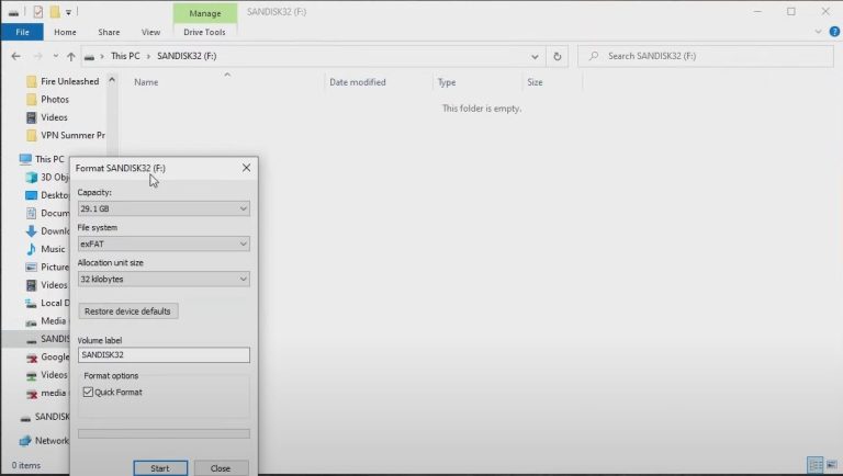 How to Format a USB Drive to FAT32 in Windows