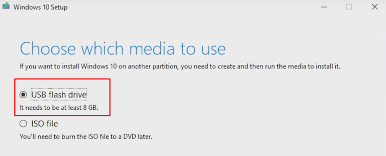 How to Boot and Install Windows 10 from USB