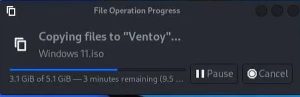 Create a Windows Bootable USB Drive on Kali Linux Using Ventoy
