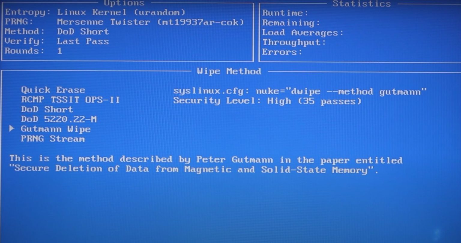Securely Erase Your Hard Drive with Darik's Boot and Nuke