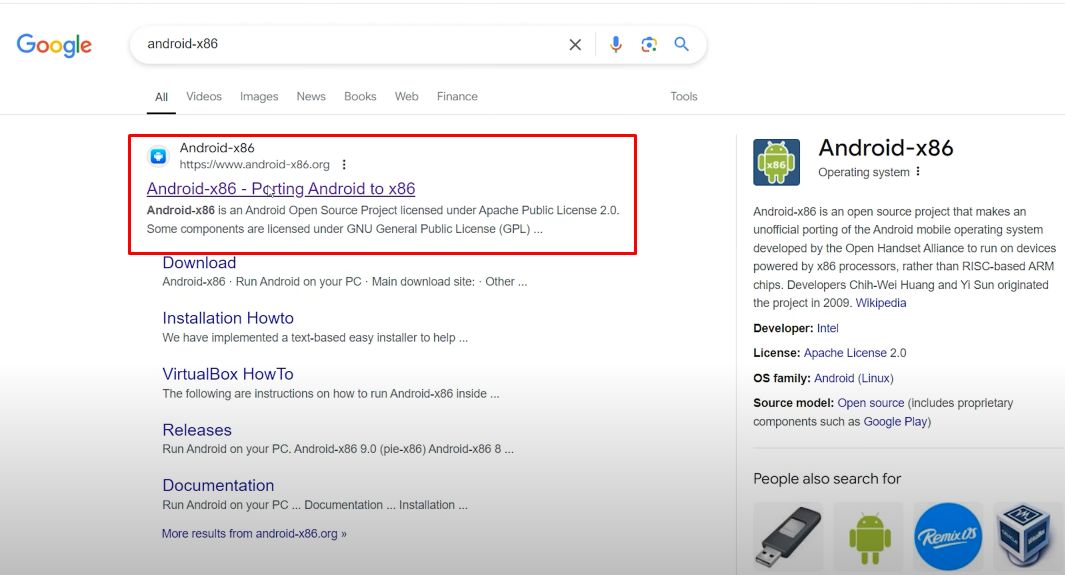 How to Install Android x86 on VirtualBox